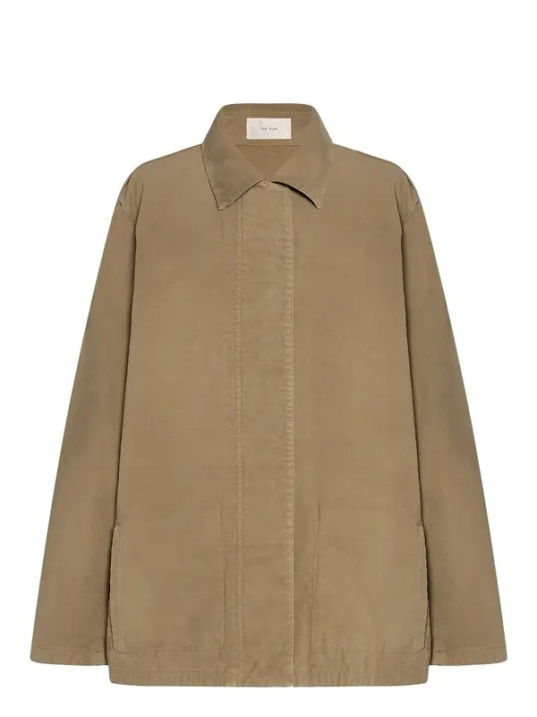 THE ROW Baeza Jacket - Sandy Buff