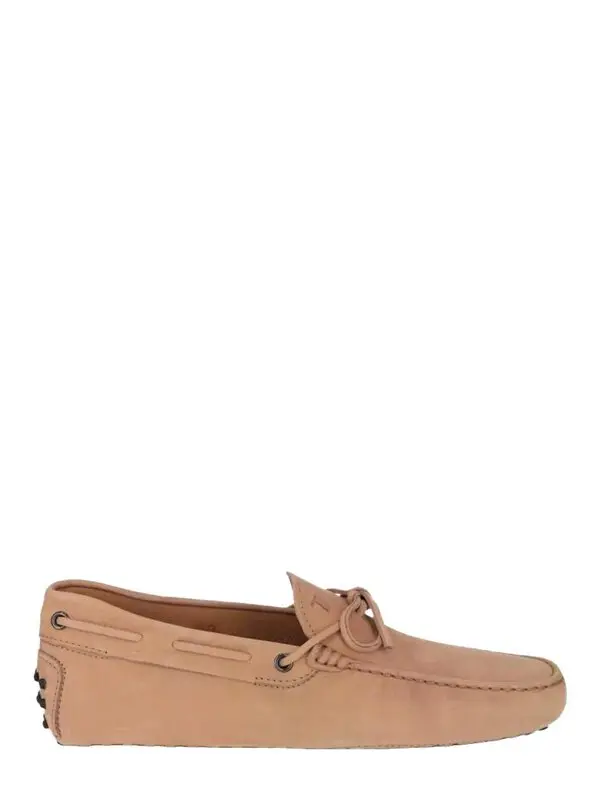 TOD'S Gommino Leather Loafers - Neutrals