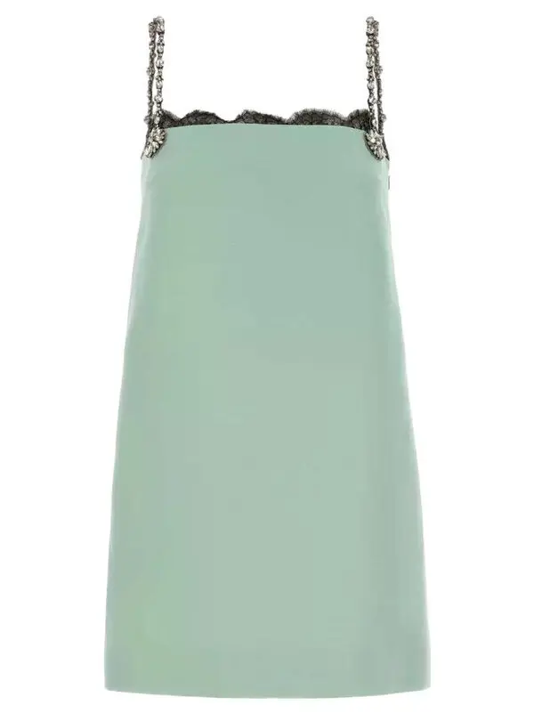 Valentino Garavani Embellished Mini Dress - Blue