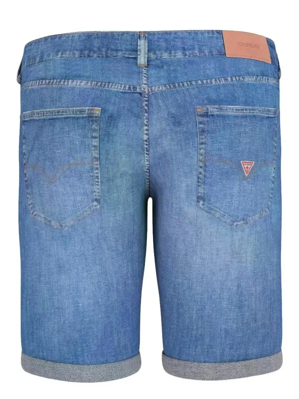 Guess Rolled-cuff Shorts - Blue