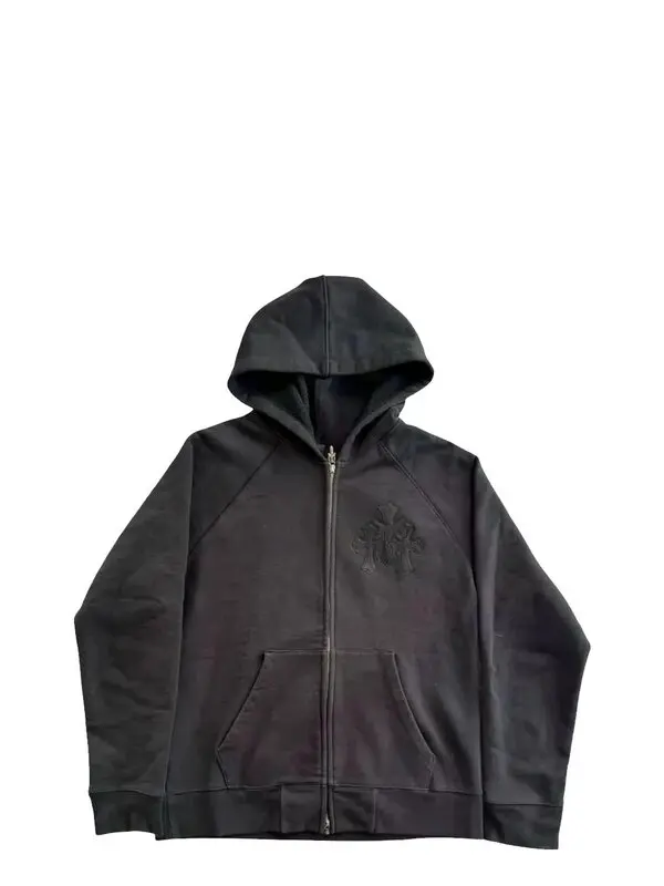 Chrome Hearts Zip-up Hoodie - Grey