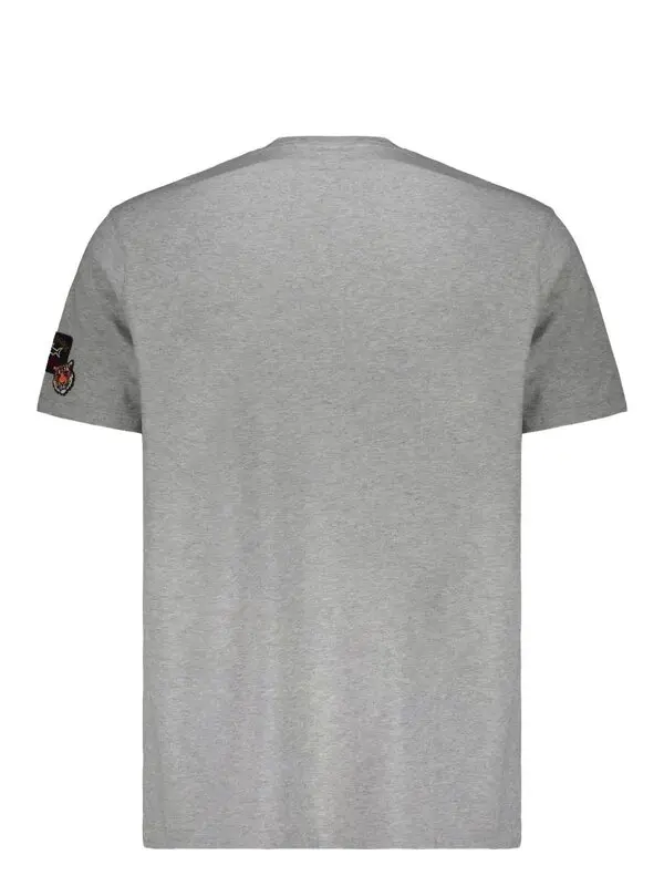 Paul & Shark Graphic-print Cotton T-shirt - Grey