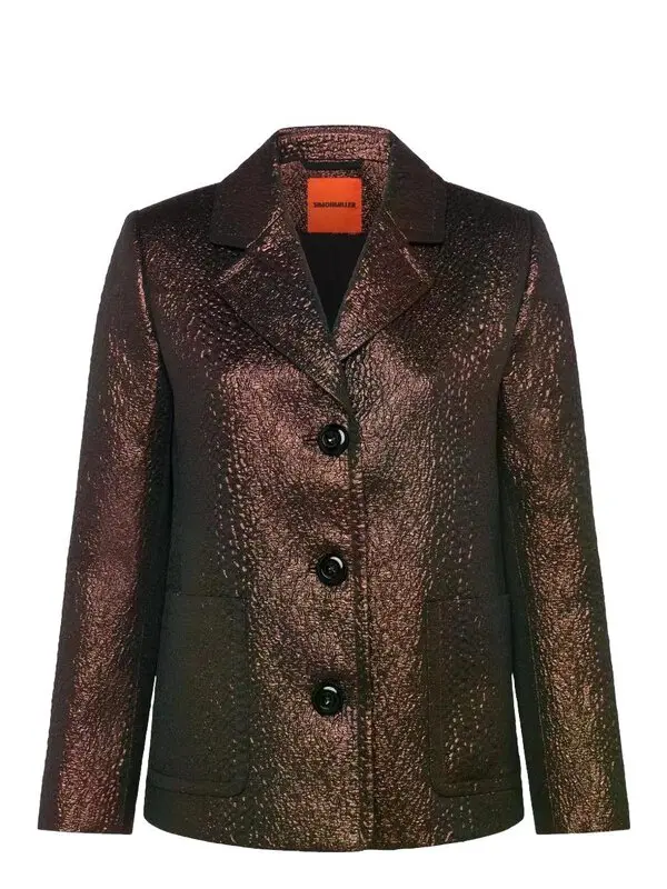 SIMONMILLER Hutton Metallic Jacket - Brown