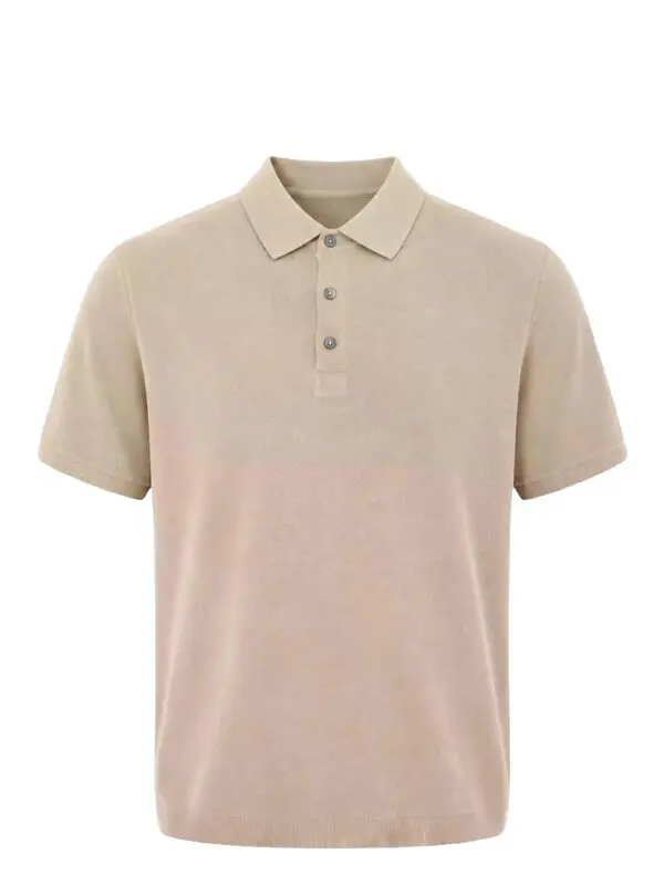 DIKTAT Short-sleeve Polo Shirt - Neutrals