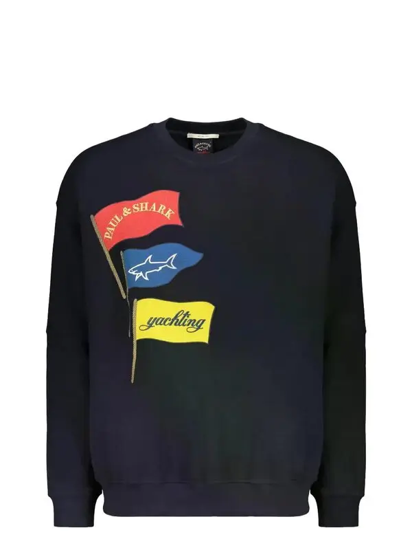 Paul & Shark Embroidered Detail Sweatshirt - Blue