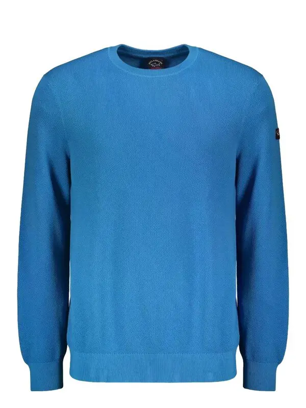 Paul & Shark Cotton Crew Neck Sweater - Blue