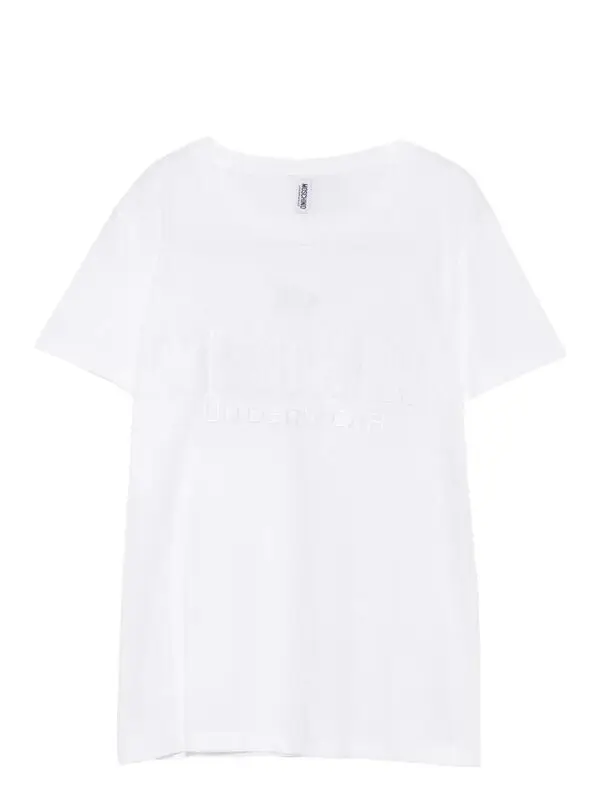 Moschino Embroidered T-shirt - White