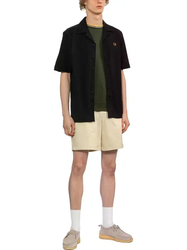 Fred Perry Compress Shirt - Black