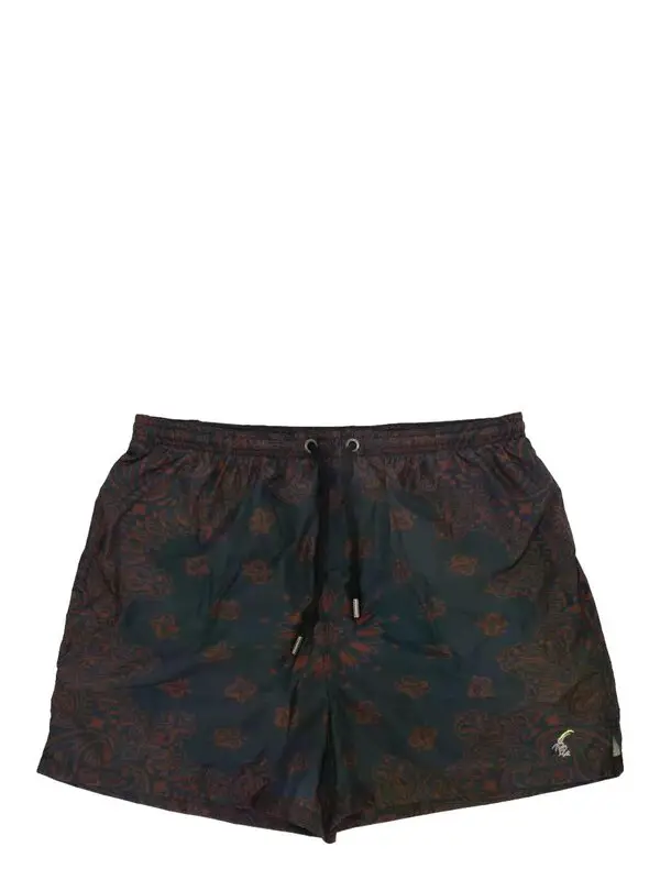 TOOCO Paisley Print Swim Shorts - Blue