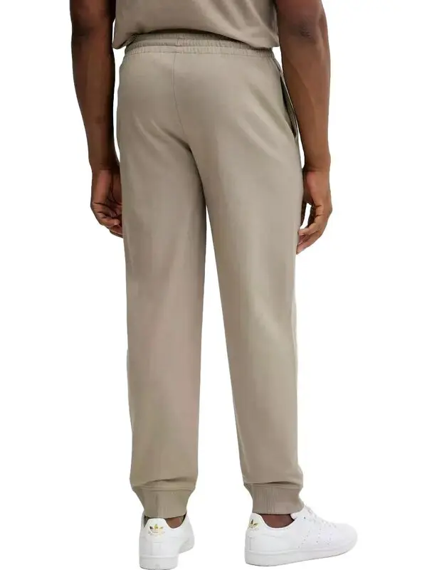 EA7 Logo-print Drawstring Track Pants - Neutrals