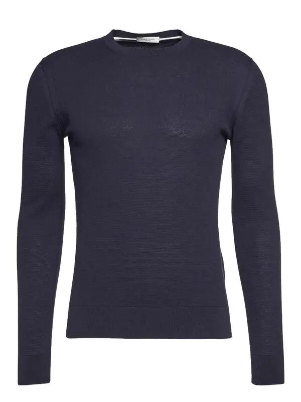 PAOLO PECORA Contrast Trim Polo Shirt - Black