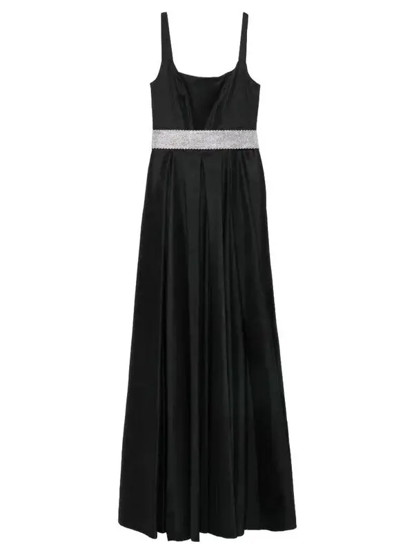 ALESSANDRO LEGORA Crystal-embellished Maxi Dress - Black