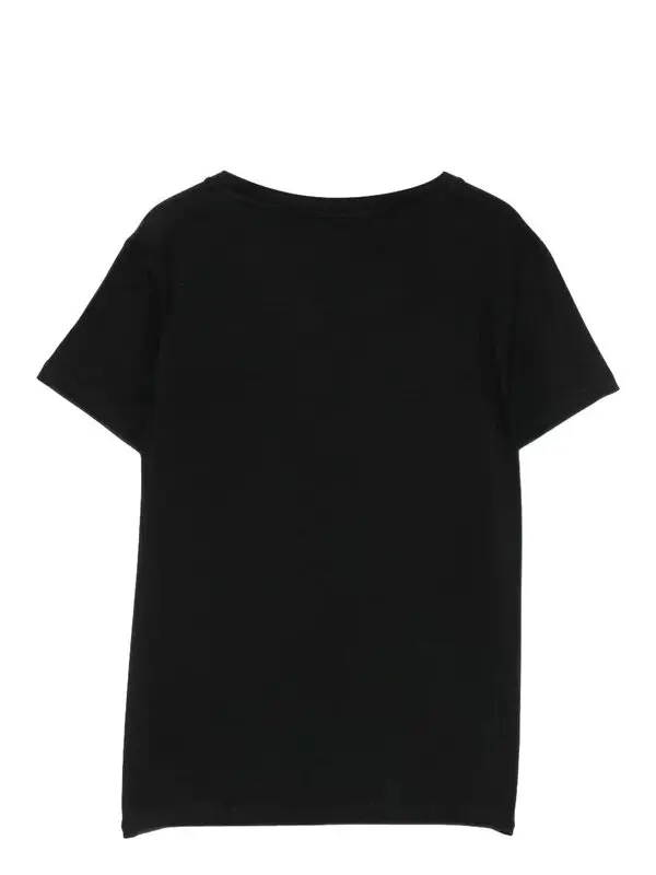 Moschino Print Cotton T-shirt - Black