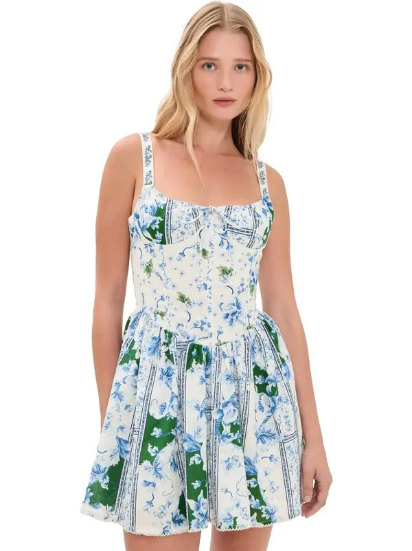 Agua Bendita Spring Ivy Underwire Mini Dress - Multicolor