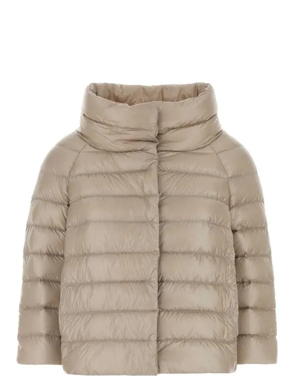 Herno Sand Nylon Down Jacket - Brown