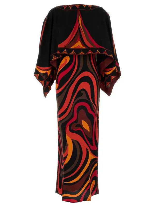 Emilio Pucci Printed Silk Maxi Dress - Multicolor