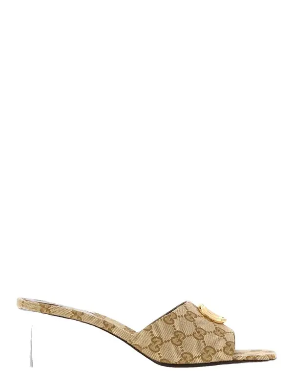 Gucci Gg Canvas Mules - Multicolor