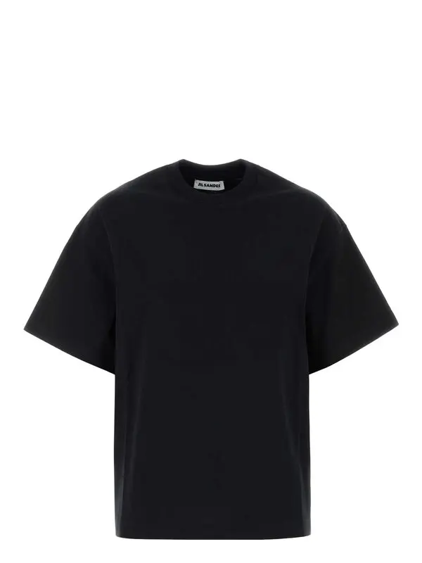 JIL SANDER Cotton T-shirt - Black