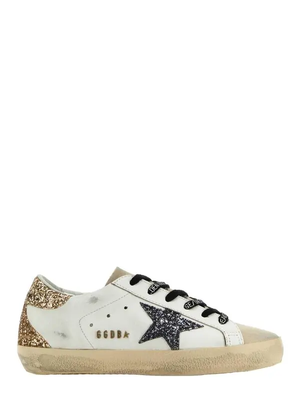 GOLDEN GOOSE Leather Superstar Sneakers - Multicolor