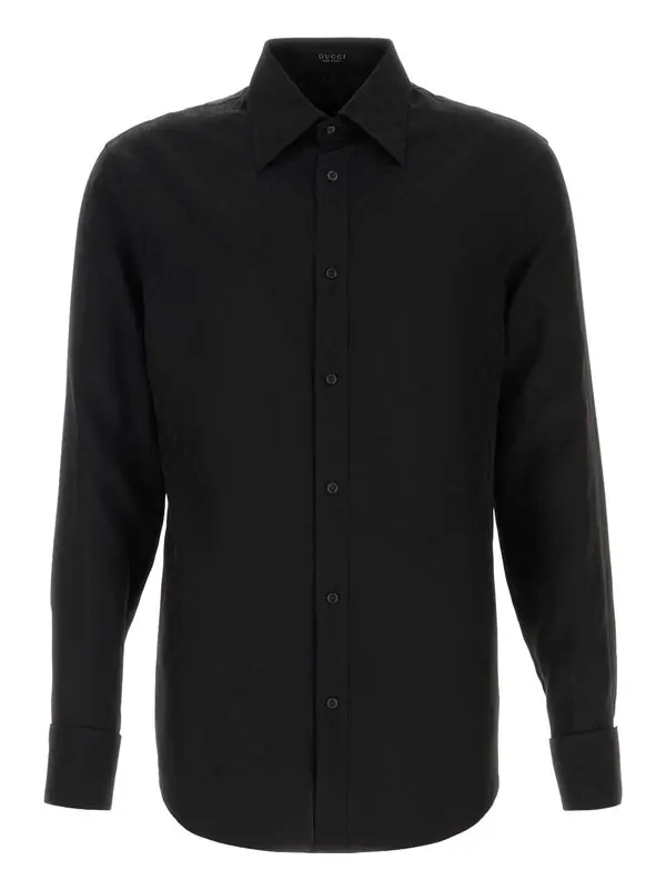 Gucci Twill Shirt - Black