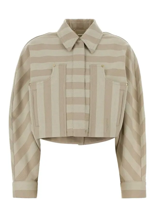 Fendi Embroidered Drill Jacket - Multicolor