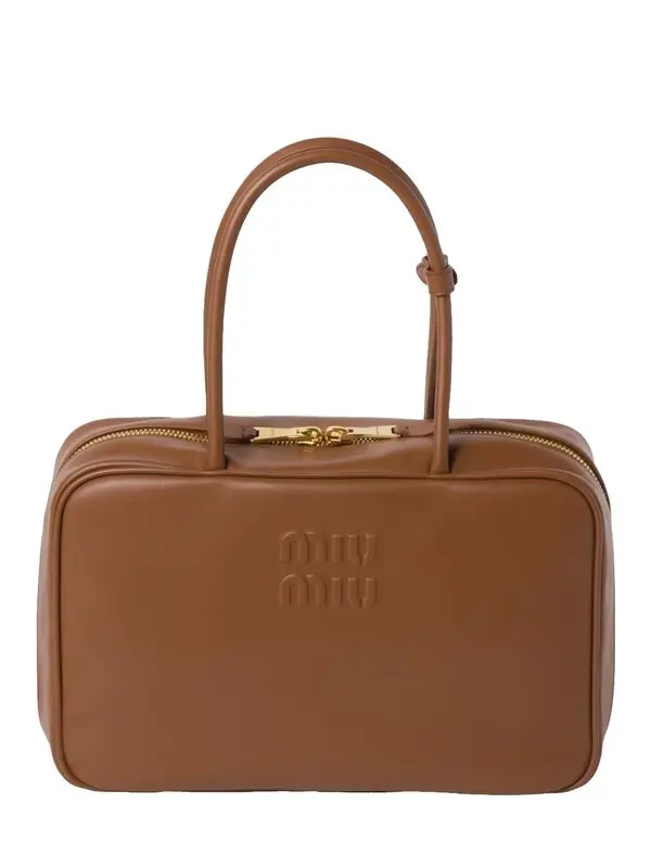 Miu Miu Suede Shoulder Bag - Brown