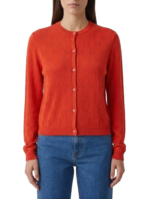 Gucci Knitted Sweater - Red