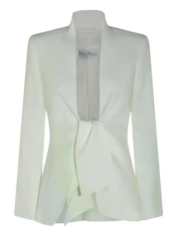 Max Mara Collarless Blazer - Neutrals