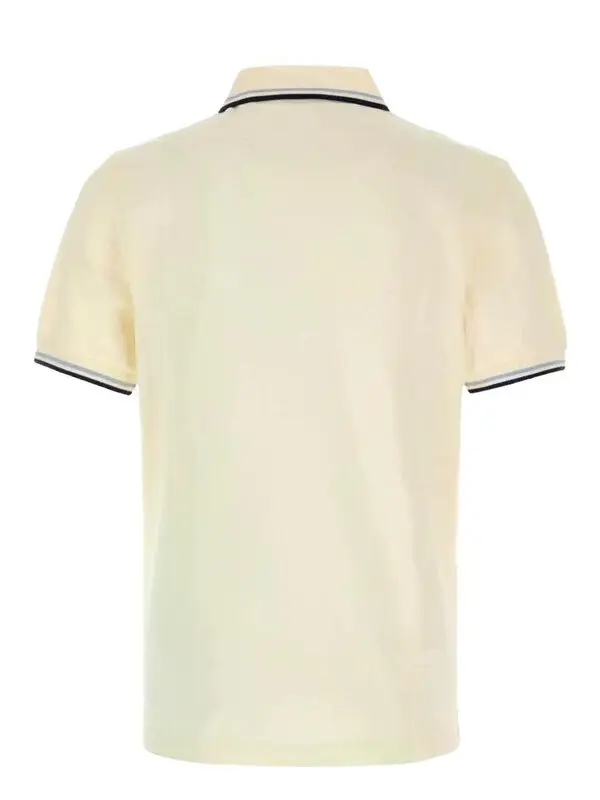 Fred Perry Tipping-detail Piqué Polo Shirt - Neutrals