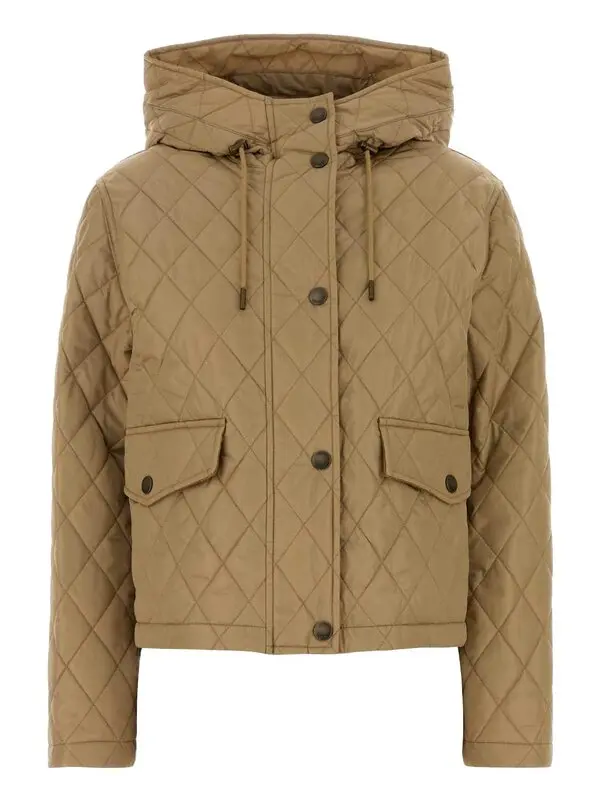 Burberry Quilted Jacket - Brown