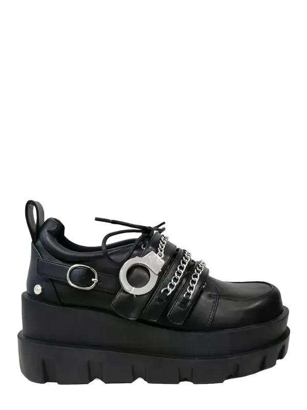 ALTERCORE Neri Chain-link Platform Shoes - Black