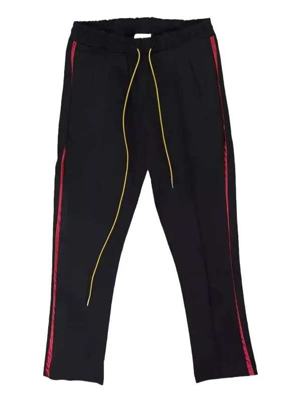Rhude Traxedo Side-stripe Track Pants - Black