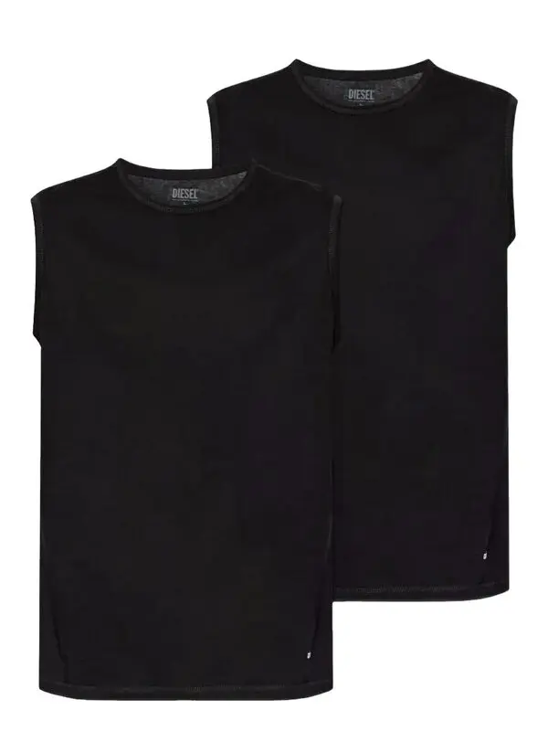 DIESEL® Cotton Jersey Tank Top - Black