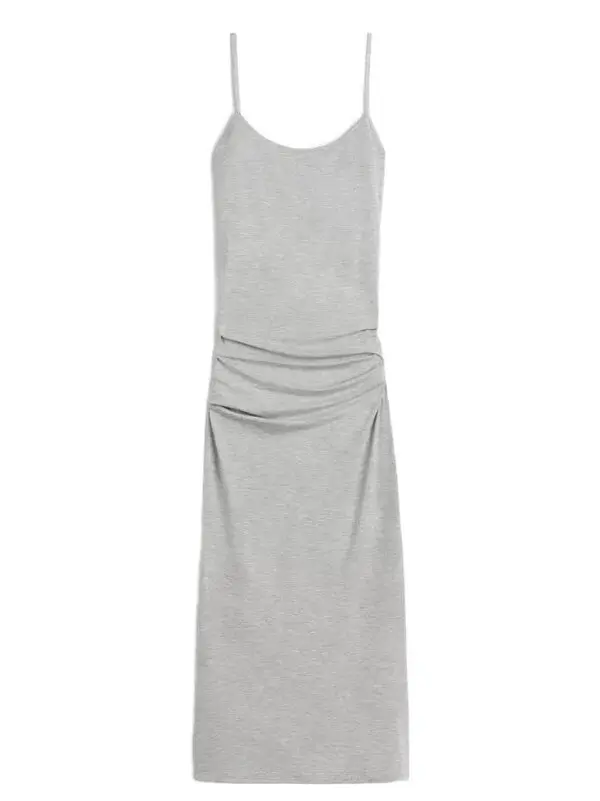 TOTEME Mélange Slip Midi Dress - Grey
