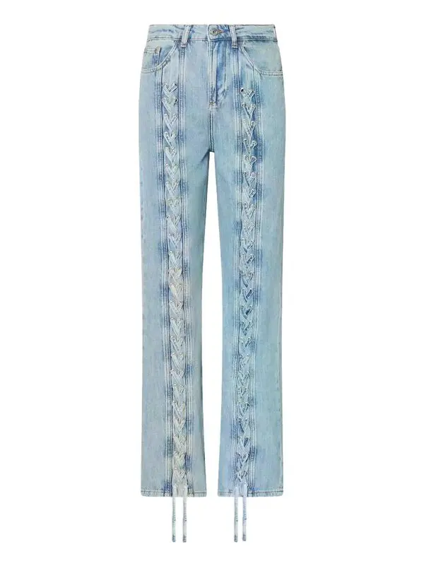 Liu Jo Braided Jeans - Blue