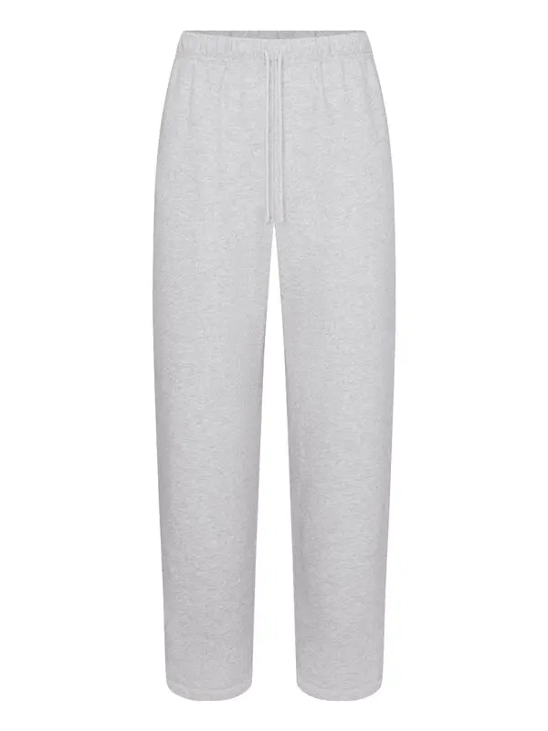 SKIMS Relaxed Cotton-blend Sweatpants - Grey