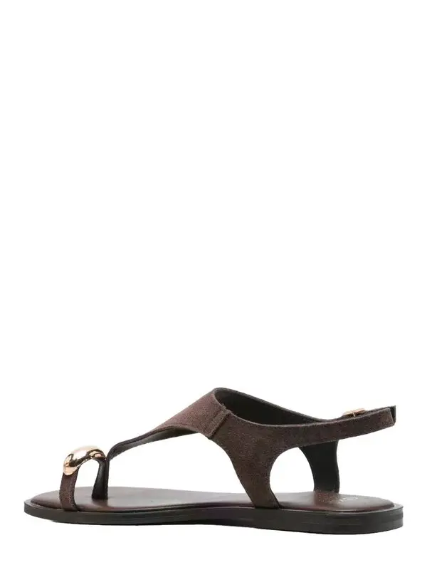 EXÈ Buckle-fastening Thong Sandals - Brown