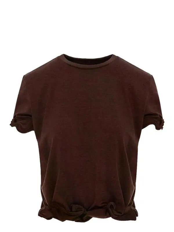 SEEN USERS Name Twombly Bloom T-shirt - Brown