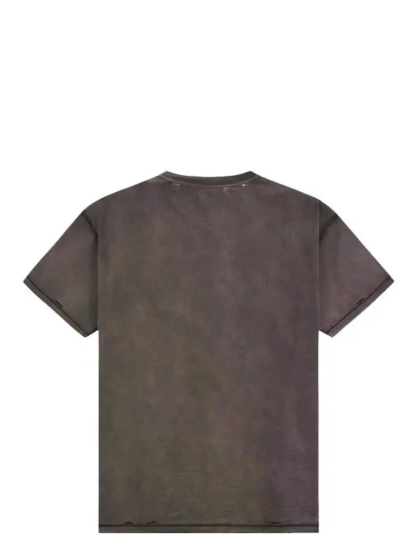 PURPLE BRAND Stencil Distressed-effect T-shirt - Black