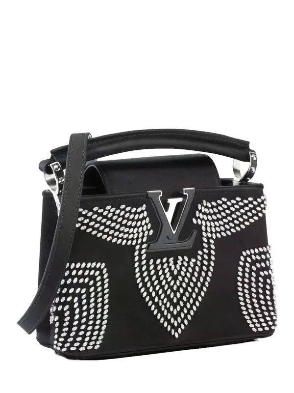 LOUIS VUITTON Capucines Mini Bag - Black