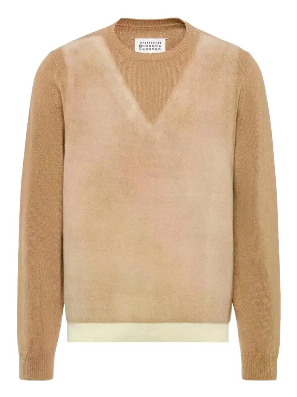 MAISON MARGIELA Trompe L'oeil Memory Sweater - Brown