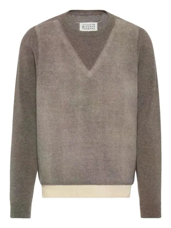MAISON MARGIELA Memory Of Trompe L'oeil Sweater - Brown