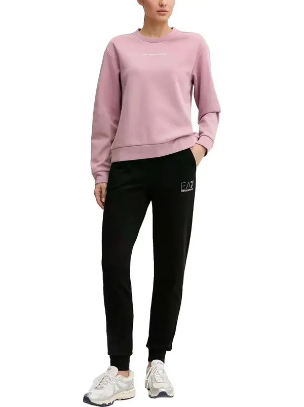 EA7 Logo Print Sweatshirt - Pink