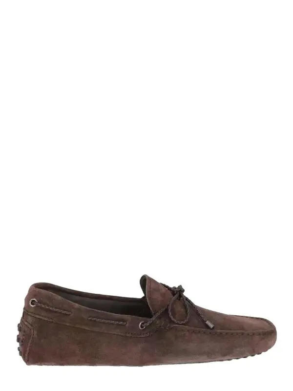 TOD'S Suede Loafers - Brown