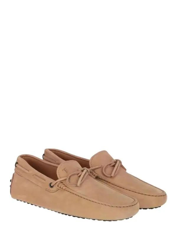 TOD'S Gommino Leather Loafers - Neutrals