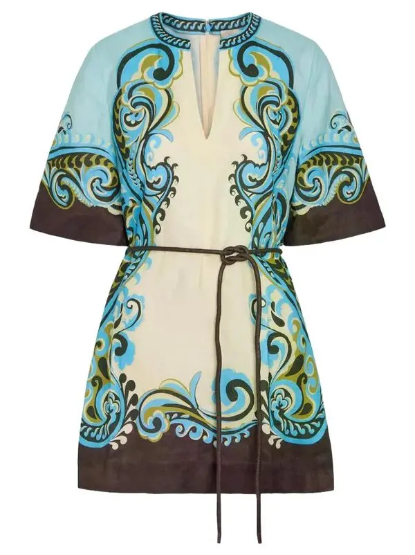 ALEMAIS Natalia Mini Dress - Neutrals