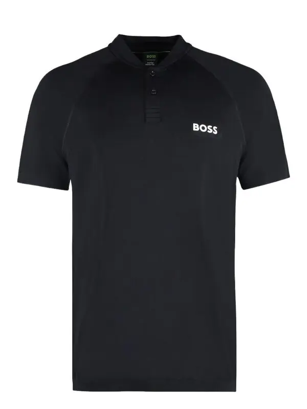 Hugo Boss X Matteo Berrettini Short-sleeved Polo Shirt - Black