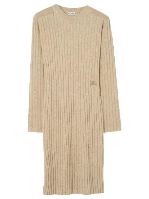 Burberry Wool Cashmere Dress - Hamper Beige