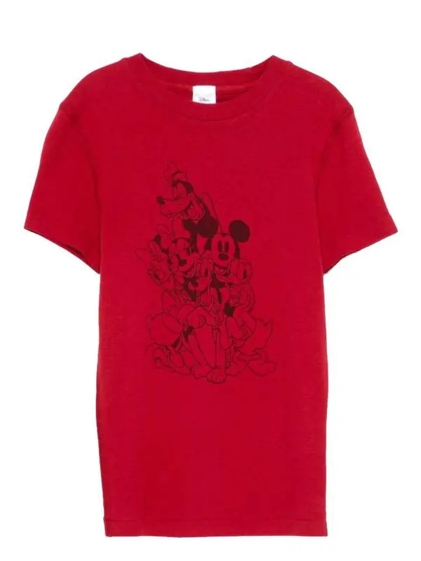 RE/DONE X Disney Graphic Print T-shirt - Red