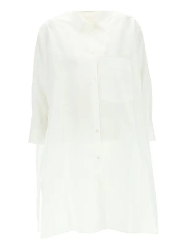 JIL SANDER Long-sleeved A-line Shirt Dress - No